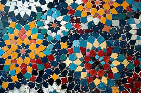 Premium Photo A Mosaic Tile Pattern With Intricate Mosaic Tiles In Vibrant Colors