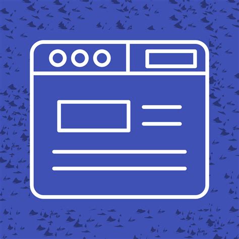 Webpage Vector Icon 21891755 Vector Art At Vecteezy