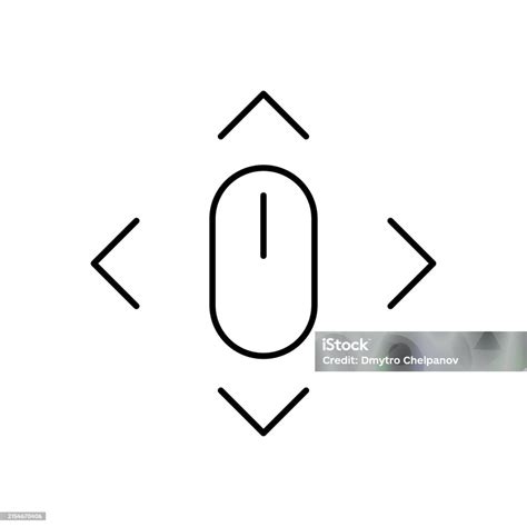 스크롤 탐색 아이콘입니다 스크롤 방향 기호 화살표 벡터 일러스트 레이 션과 마우스입니다 미끄러짐에 대한 스톡 벡터 아트 및 기타 이미지 Istock