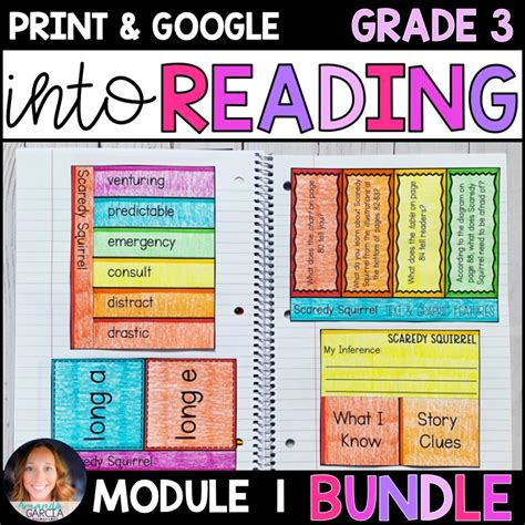 Into Reading HMH Rd Grade Module BUNDLE Supplements GOOGLE Slides Amanda Garcia Resources