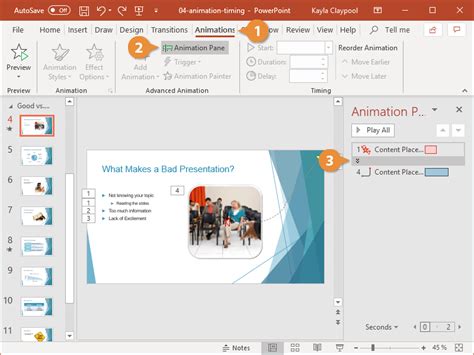 Powerpoint Animation Timing Customguide