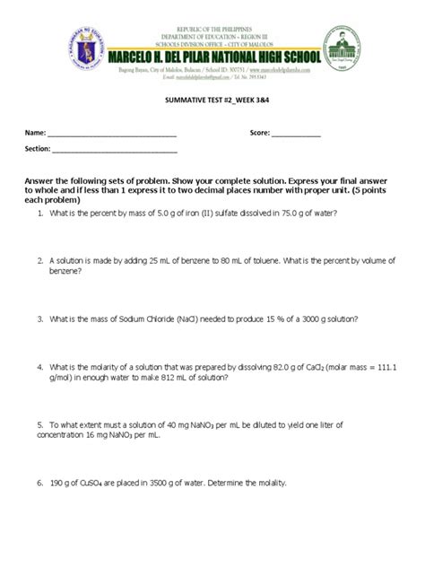 Assessmenmt Test 2 Pdf