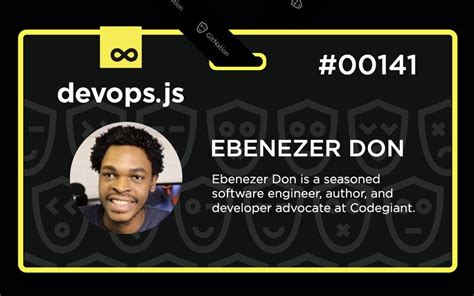 speaking at devops js conference 2024 ebenezer don posted on the