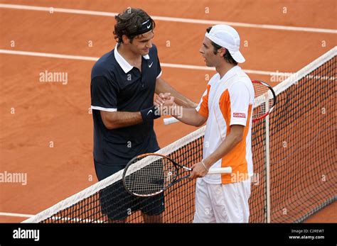 Roger Federer Roland Garros 2008 French Open Day 4 Paris France 29