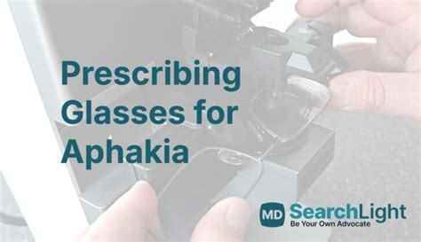 Prescribing Glasses For Aphakia Md Searchlight