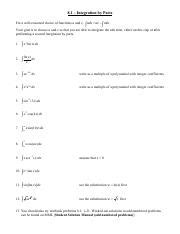 Integration By Parts Techniques And Examples For Effective Course Hero