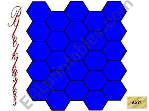 Esl English Powerpoints Blockbusters Quiz Game Template