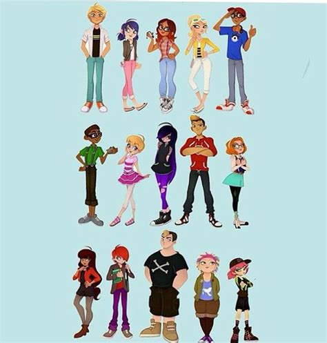 Classmates Miraculous Ladybug Anime Miraculous Characters