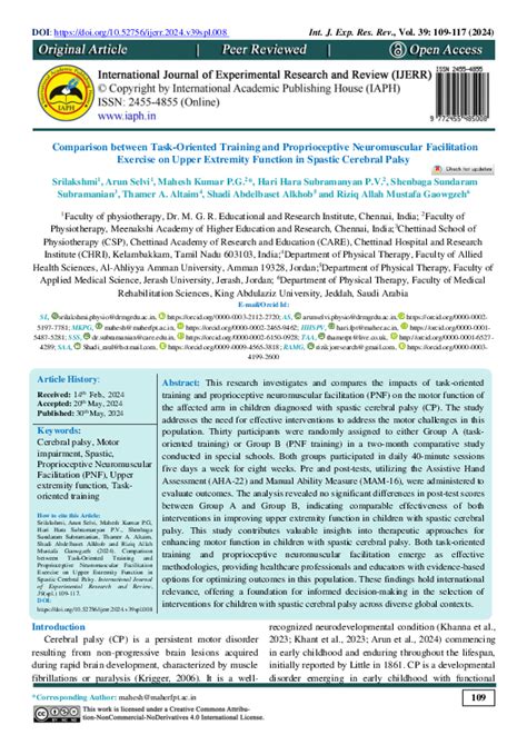 Pdf Comparison Between Task Oriented Training And Proprioceptive Neuromuscular Facilitation