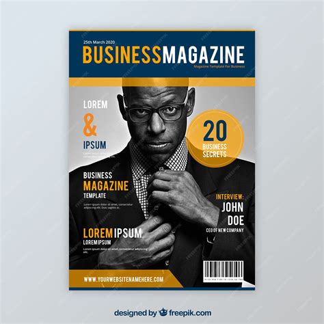College Magazine Cover Page Design