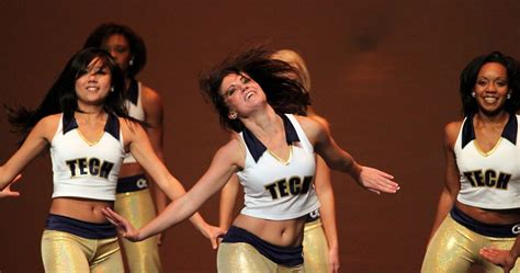Nfl And College Cheerleaders Photos Georgia Tech Dancers