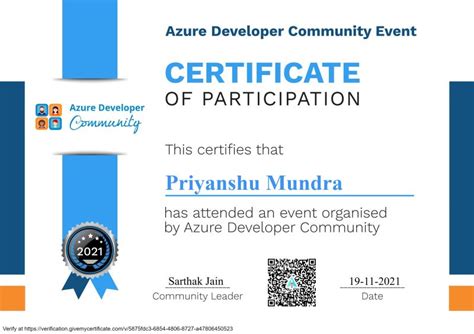 Priyanshu Mundra On Linkedin Azure Az Microsoft Developer Community Mrsarthak001