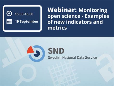 Monitoring Open Science Practices Examples Of New Indicators And Metrics Svensk Nationell