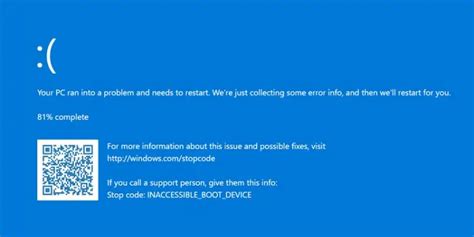 How To Fix Inaccessible Boot Device 18 Possible Ways Tech News Today
