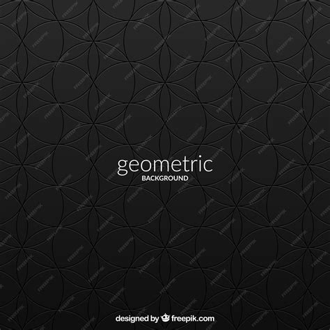 기하학적 형태와 배경 무료 벡터