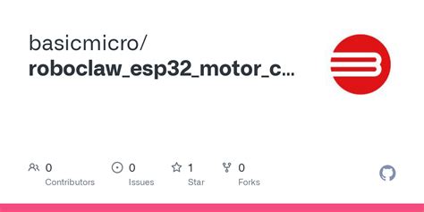 Github Basicmicroroboclawesp32motorcontrol