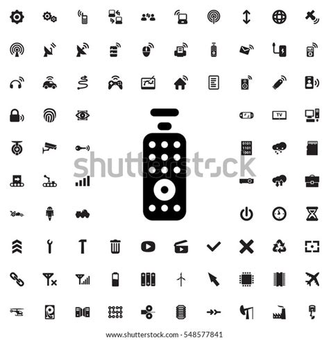 원격 제어 아이콘 벡터 그림 기호 스톡 벡터로열티 프리 548577841