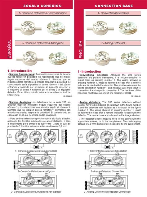 Conexiones De Detectores Convencionales Y Analógicos Pdf
