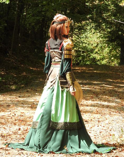 Avatar Suki Women Kyoshi Warrior Outfit Suit Cosplay Costume With