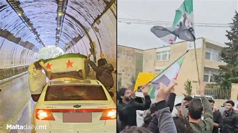 Syrians Celebrate Toppling Of Al Assad In Malta