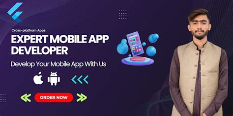 do flutter mobile app development android ios app development flutter developer by wajahat