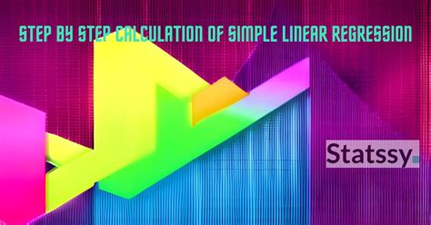 Calculate Simple Linear Regression And Residuals By Hand Step By Step