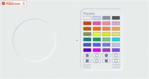 Neumorphic Generator Add Neumorphic Shapes To Your Projects