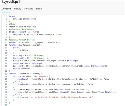 Azure Key Vault Task In Azure Devops
