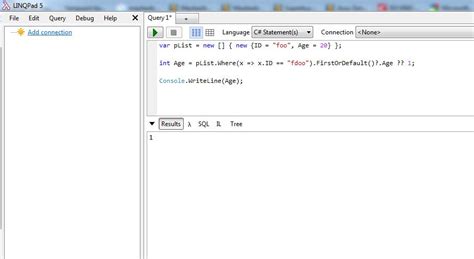 C Linq Firstordefault One Liner Stack Overflow