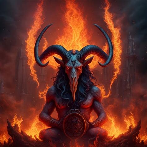 Download Ai Generated Satan Baphomet Royalty Free Stock Illustration