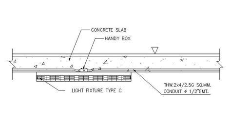 Concrete Slab Autocad 2d Dwg File
