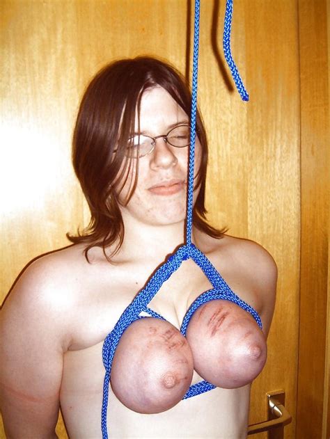 Slaves Tits Bound And Bruised From Punishment Ropemaster