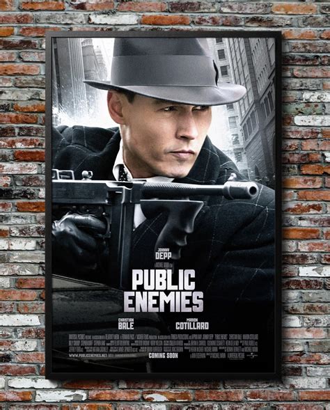 Public Enemies Johnny Depp Poster