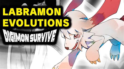 Digimon Survive Labramon Todas As Evoluções Spoilers Youtube