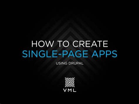 how to create single page apps with drupal ppt