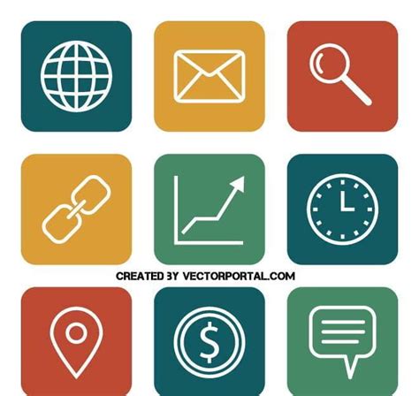 다채로운 아이콘을 설정 Ai Eps Uidownload