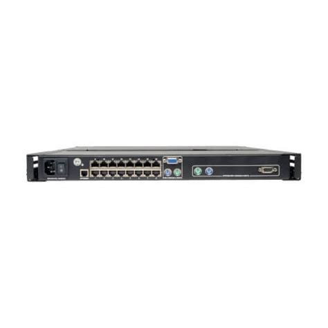 Netcommander 16 Port Cat5 1u Console Kvm Switch With 19 In Lcd Eaton