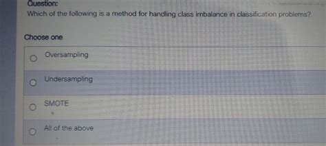 Solved Questionwhich Of The Following Is A Method For