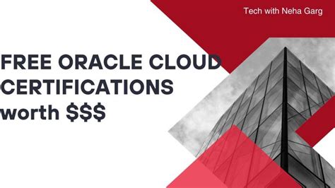 Neha Garg On Linkedin Unlock The Future Of Cloud Expertise Free Oracle Cloud Certification