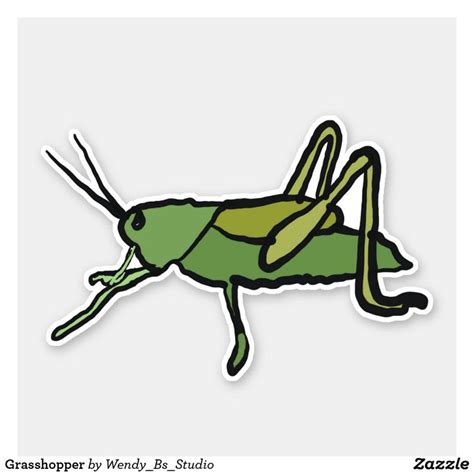 Grasshopper Sticker Zazzle Grasshopper Insect Unit Carnival Posters