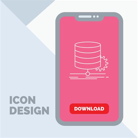 Algorithm Chart Data Diagram Flow Line Icon In Mobile For Download
