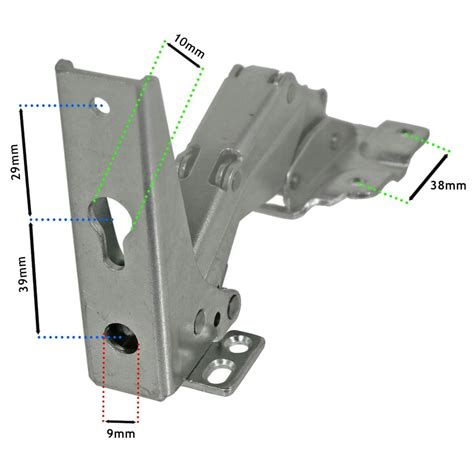 Spares2go Integrated Door Hinge Pair Compatible With Ikea Fridge