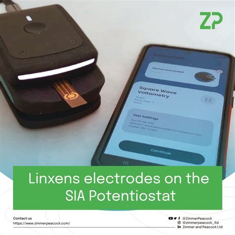 Zimmer And Peacock Ltd On Linkedin Zp Biosensors Sensors Linxens Electrodes Potentiostat