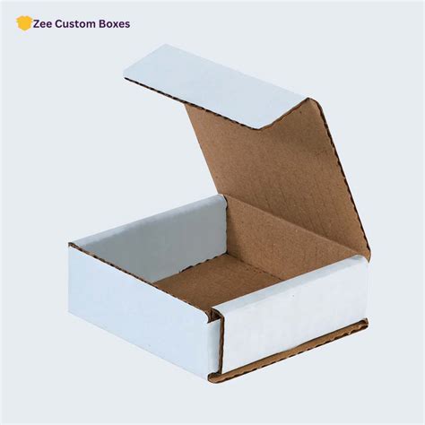 Custom White Corrugated Boxes Wholesale Zee Custom Boxes