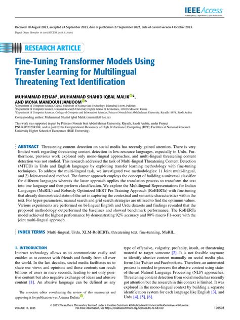 Fine Tuning Transformer Models Using Transfer Learning For Multilingual