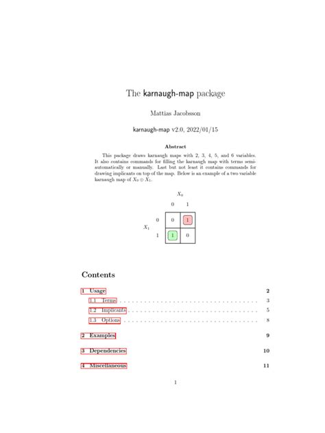 Karnaugh Map Pdf Boolean Algebra Teaching Mathematics