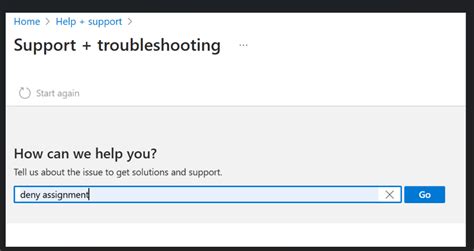 Unusualactivity Full Deny Assignment Microsoft Qanda