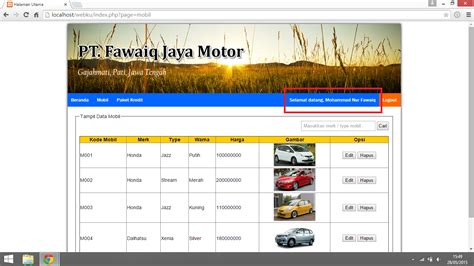 Menampilkan Data User Yang Sedang Login Dengan Php Yukcoding