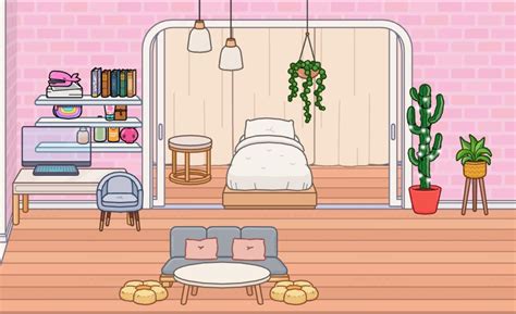 Обустройство спальни в тока бока🌼 Токио