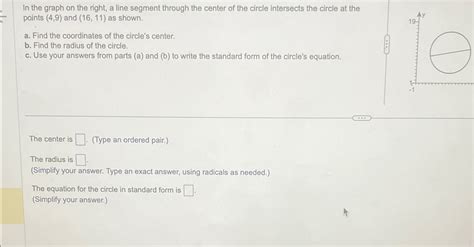 Solved In The Graph On The Right A Line Segment Through The